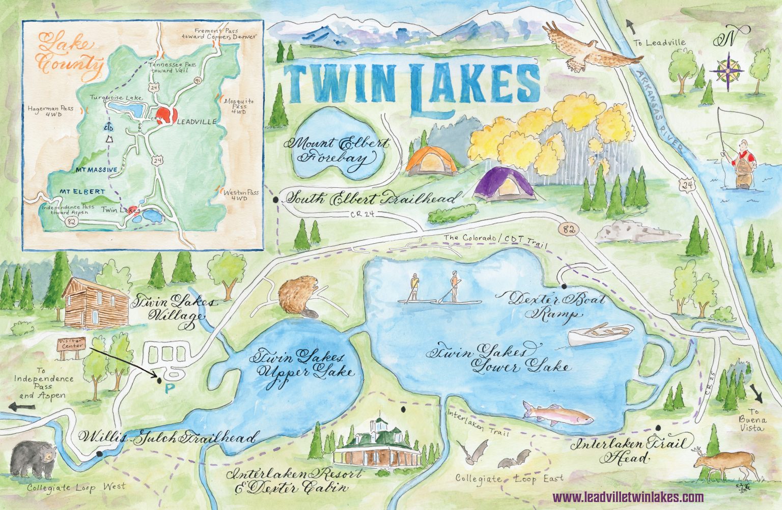Visitor Guide & Maps - Visit Leadville Twin Lakes